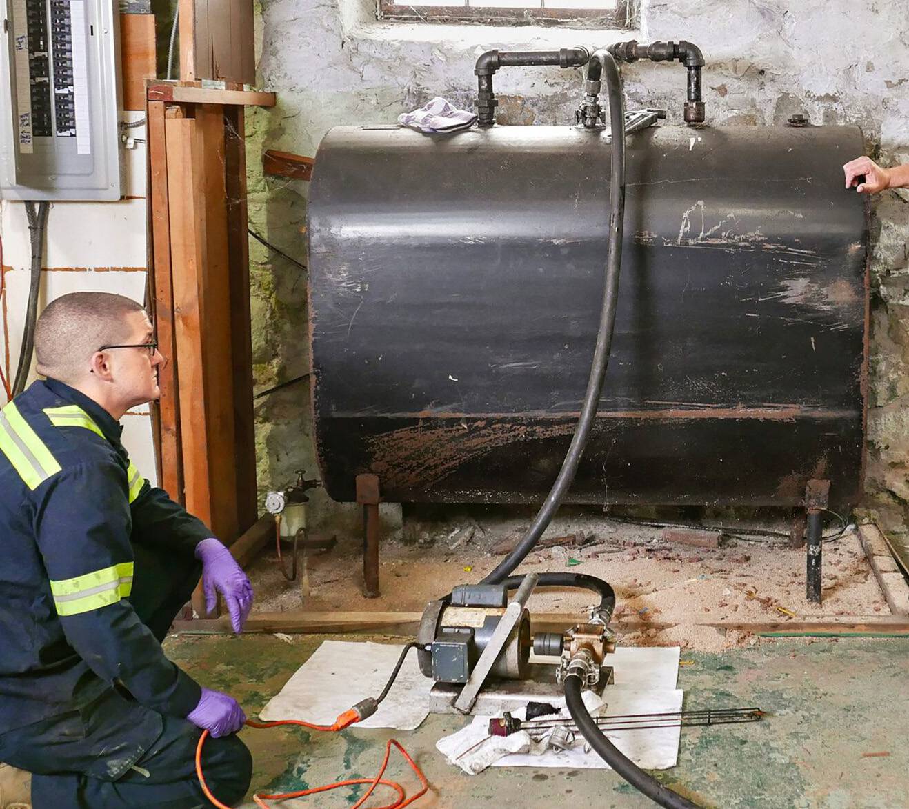 tank removal - Sippin Energy Products